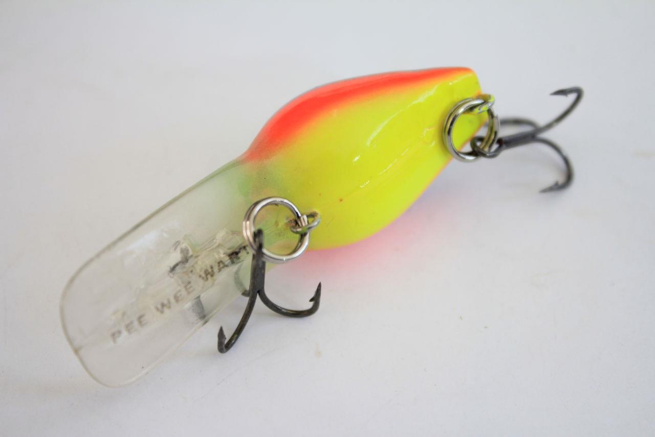 Vintage Storm Pre Rapala Pee Wee Wart Lure YV 68 Rainbow | eBay Australia