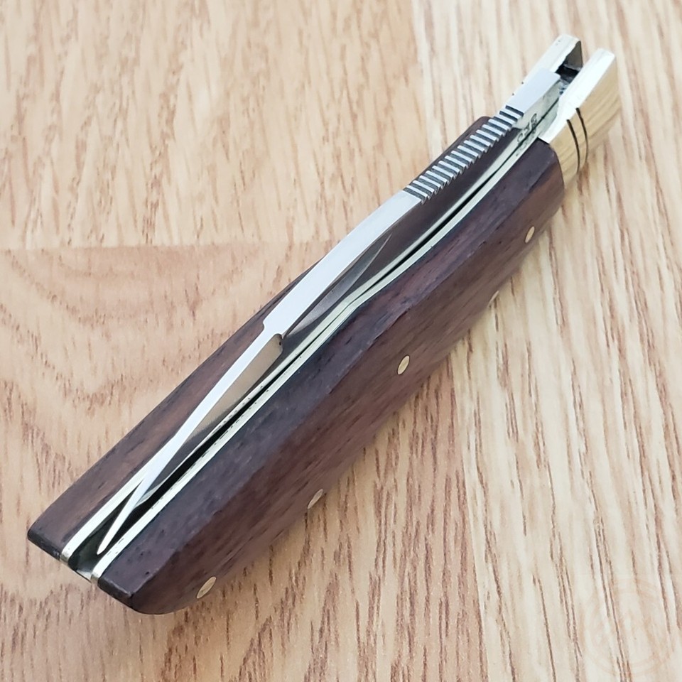 Grohmann Mini Russell Folding Knife 3.13" Carbon Steel Blade Rosewood ...