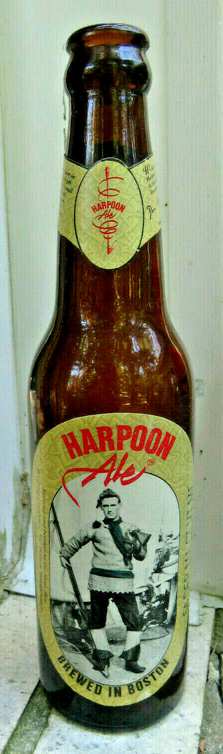 Harpoon Ale Paper Label Beer Bottle Mass. Brewing dba Harpoon Brewery ...