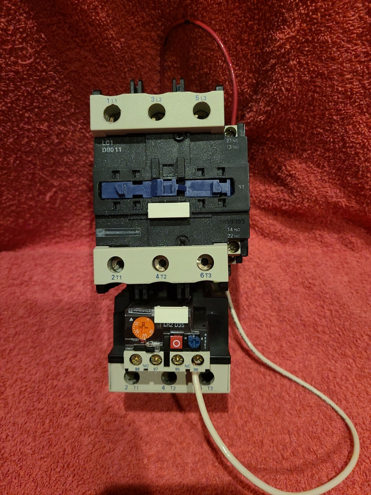 Telemecanique LR2 D35 LC1 D8011 Contactor w/120 Volt Coil 125 Amp | eBay