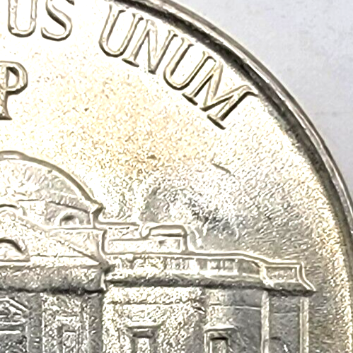 1944 P Jefferson Silver War Nickel Gem BU Die Clash + Die Chip Break ...