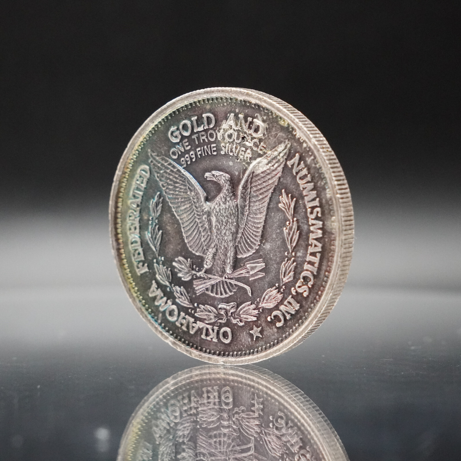 Oklahoma Federated Gold and Numismatics Liberty 1oz 999 FINE Silver ...