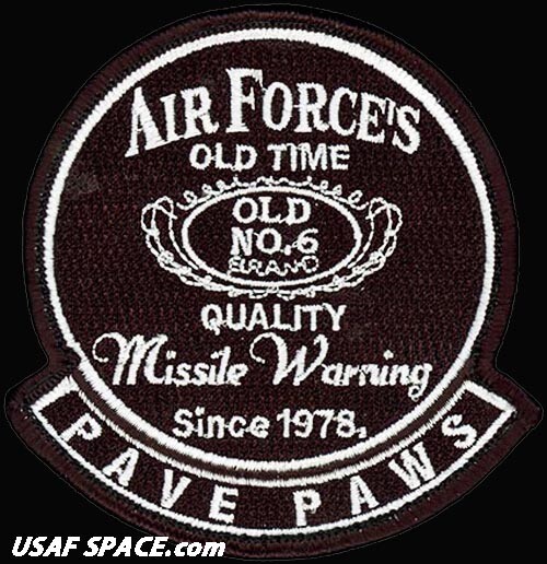 USAF 6TH SPACE WARNING SQ-PAVE PAWS-Cape Cod AFS-ORIGINAL AIR FORCE VEL ...