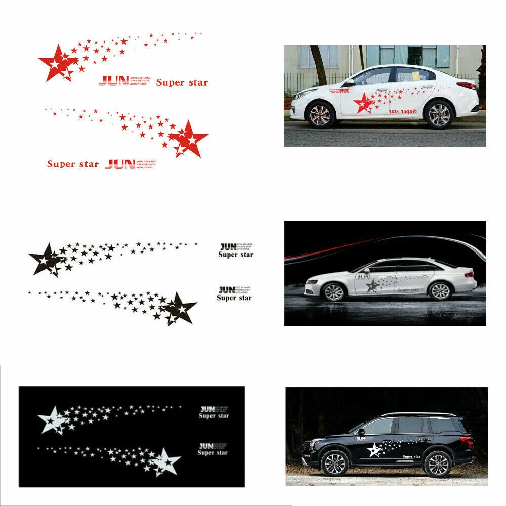 Racing Car Side Stickers