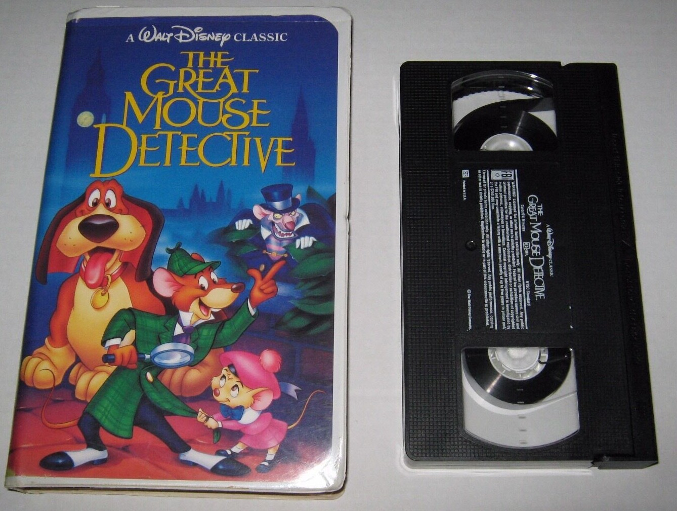 The Great Mouse Detective Vhs 1992
