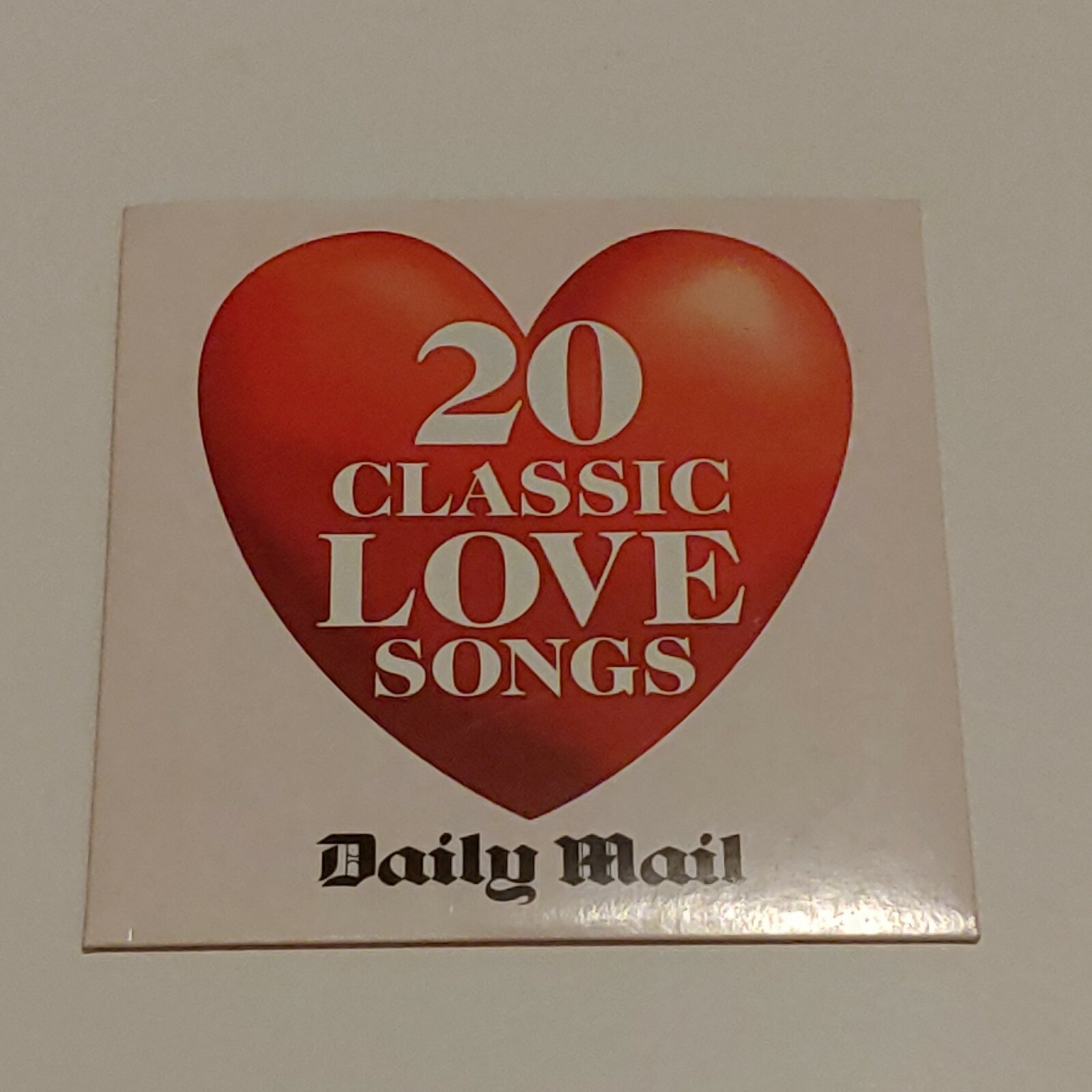 BB 20 Classic Love Songs Daily Mail CD Promo Moody Blues REO Speedwagon ...