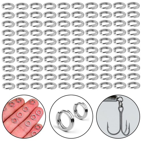 Reliable Connectors for Saltwater Fishing with Stainless Steel Split Rings | eBay