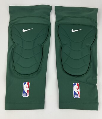 Nike NBA Issued Knee Pads L/XL Padded Compression Sleeves/ Color 355 | eBay