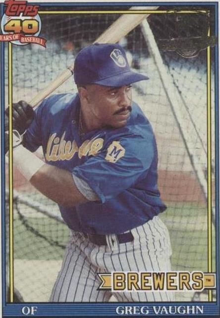 1991 Topps - Greg Vaughn #347 Operation Desert Shield for sale online ...