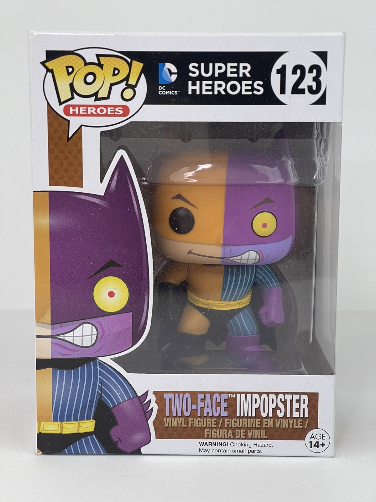 Funko Pop! Two-Face Impopster Batman #123 Rare Vaulted RANB1PG11 | eBay