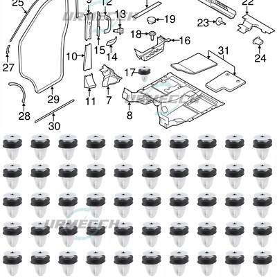 FOR FORD TRANSIT CONNECT TRANSIT CUSTOM SIDE & DOOR MOULDING TRIM PANEL ...