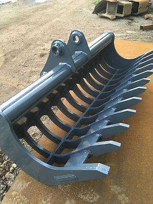 JCB JS130 Riddle rake bucket 25mm HARDOX VAT INC ! Hitachi JCB Komatsu ...