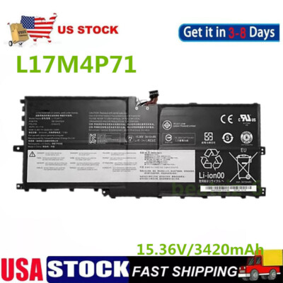 NEW L17C4P71 L17M4P71 L17M4P73 Battery For Think Pad X1 Yoga 2018 Gen 3 ...