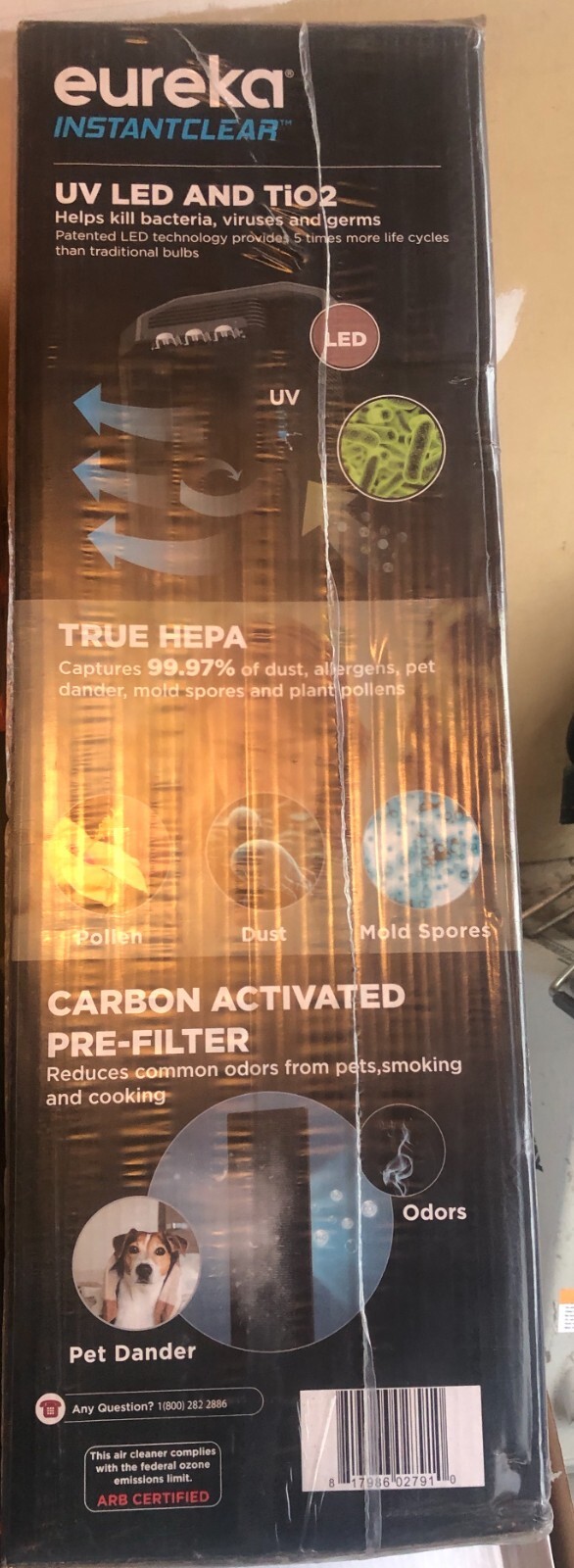 Eureka NEA120 Air Purifier - Black for sale online | eBay