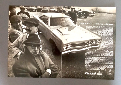 1968 Plymouth Roadrunner 2 Page original magazine auto ad print | eBay