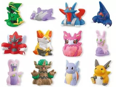 Candy Toy Trading Figures - Set 12 Types Pokemon Kids Xy Overwhelming ...