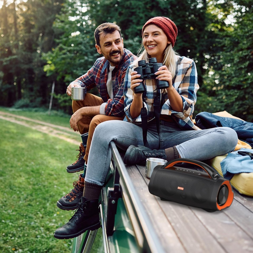 Extreme Boom Pro Bluetooth Speaker with 100W Stereo Sound, Rich Bass ...