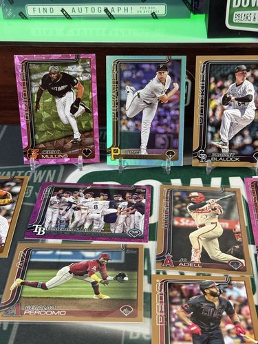 2025 Topps Series 1 Diamante, Gold /2025, Rainbow Foil Lot- 31 Cards-RC ...