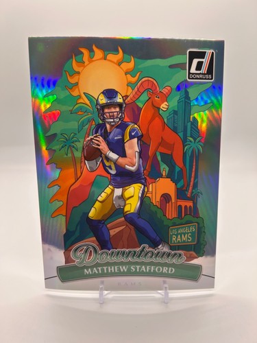 2025 Panini Donruss Matthew Matt Stafford Oversized Downtown LA Rams #6 ...