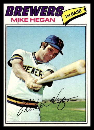 1977 Topps Mike Hegan #507 Milwaukee Brewers Baseball Card READ | eBay