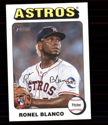 2024 Heritage High Number White Border #612 Ronel Blanco RC Astros | eBay