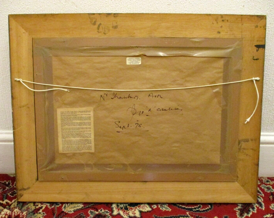 GEORGE R DEAKINS Stunning Rural Landscape Oil Painting Westcountry ...