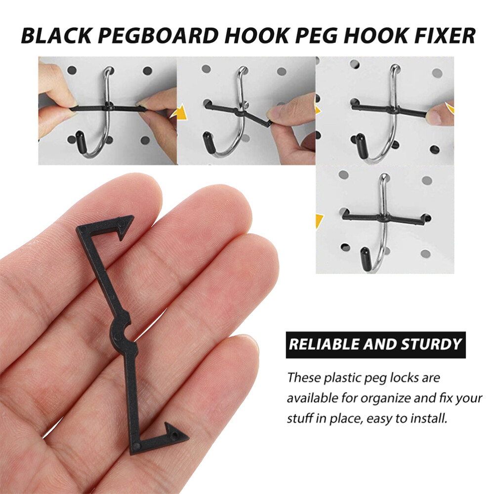 Pegboard Hook Retainers