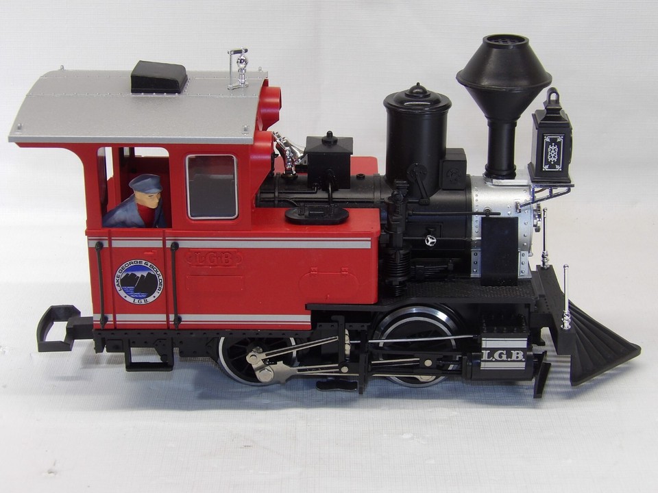 LGB G scale Lake George & Boulder engine & 2 cars only from 72311-runs ...