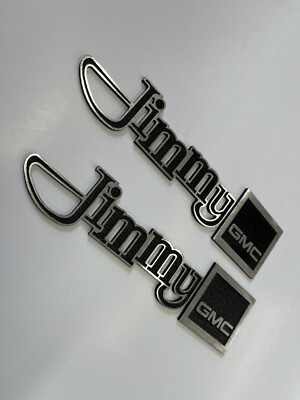 Jimmy GMC Squarebody Emblem x2 CNC Billet C10 C20 C30 Badge Chevy K5 | eBay
