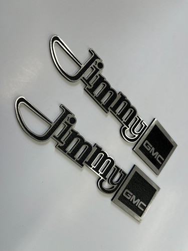 Jimmy GMC Squarebody Emblem x2 CNC Billet C10 C20 C30 Badge Chevy K5 | eBay