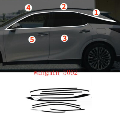 For Lexus RX 350H 450h 500H 22-24 Black Car Accessories Window Strip ...