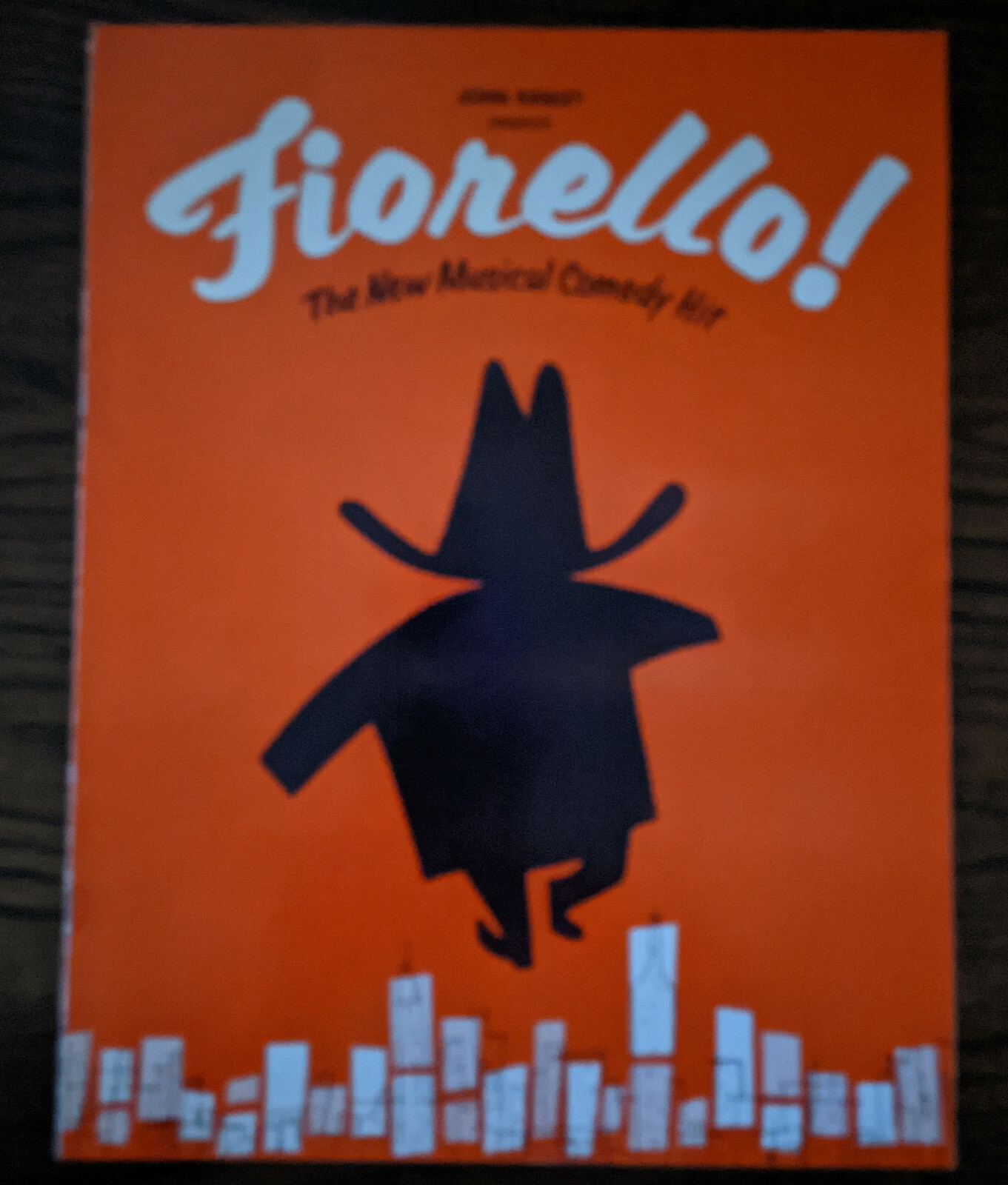 Fiorello Program starring Robert Carroll Kenley Players Warren Ohio ...