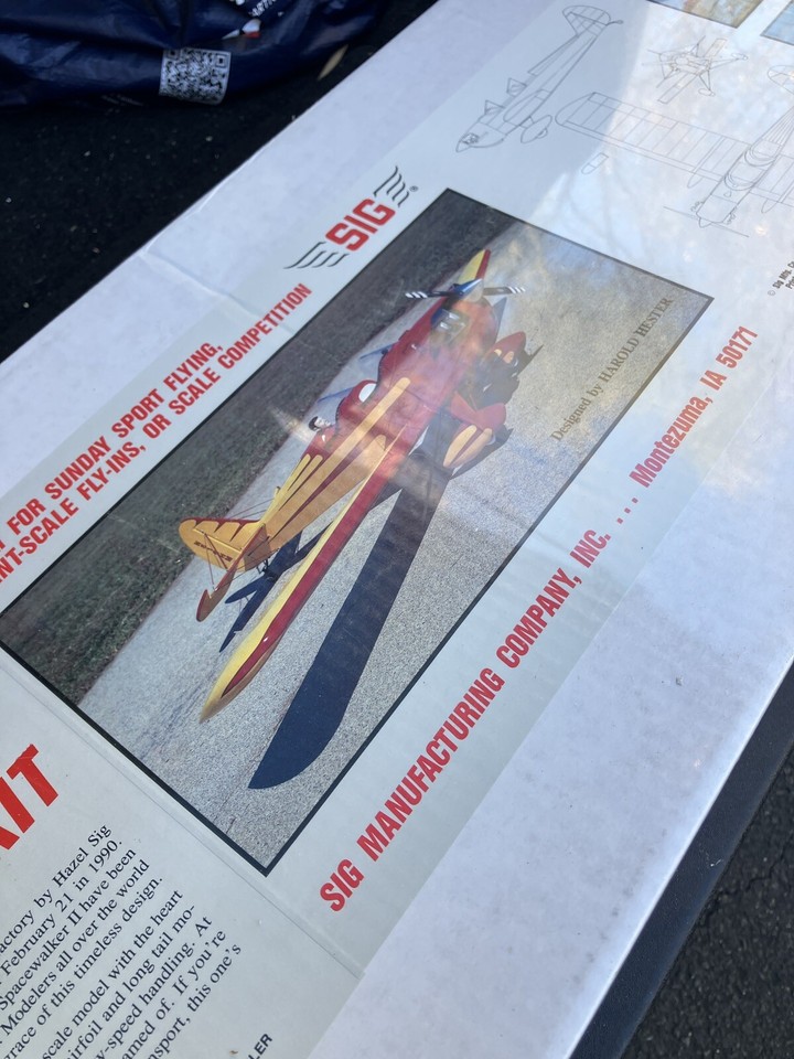 Sig 1/4 Scale Spacewalker Sealed Balsa R/c Model airpane Kit | eBay