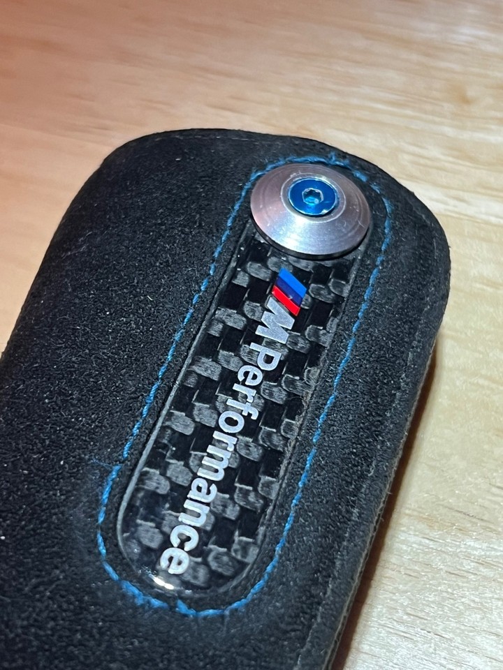 82292355518 BMW M Performance Lettering Logo Key Holder Fob Cover Case ...