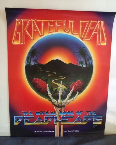 GRATEFUL DEAD: THE OFFICIAL BOOK OF THE DEAD HEADS: PROMOTIONAL POSTER ...