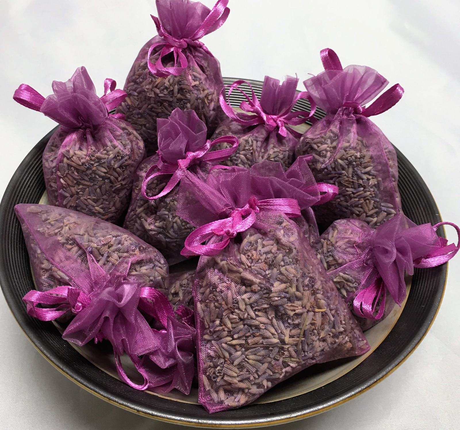 Set of 10 Lavender Sachets made with Ultra Violet Organza Bags | eBay