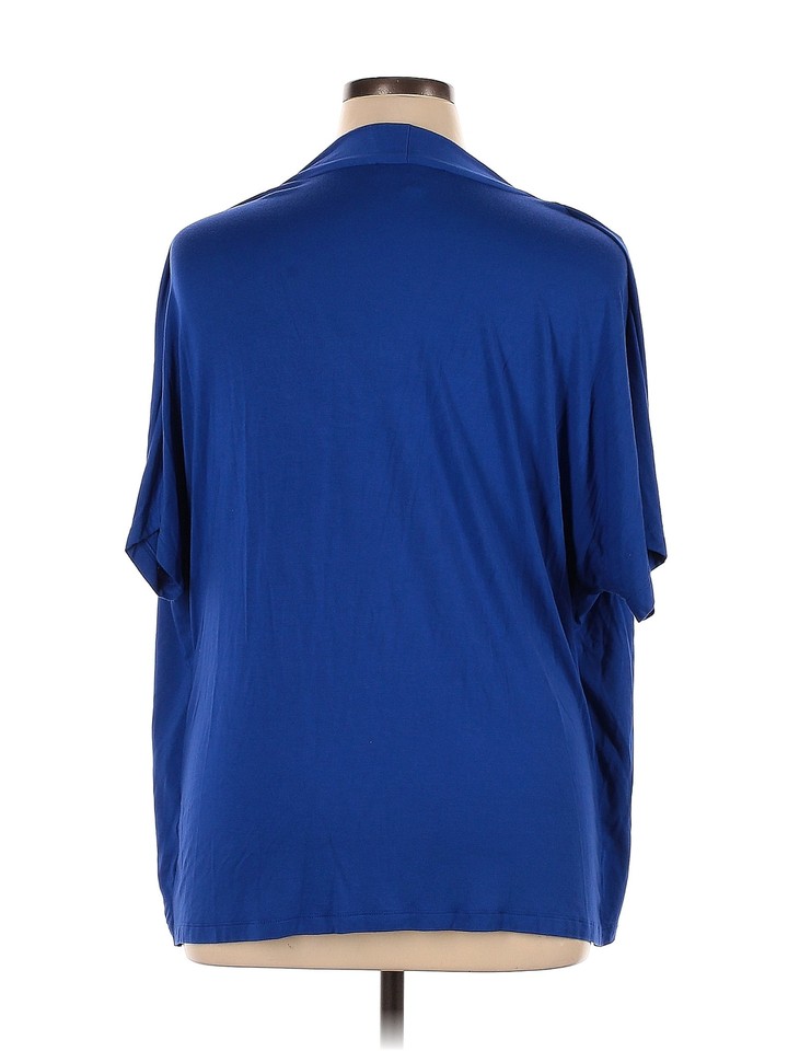 Evan Picone Women Blue Long Sleeve Top 2X Plus | eBay