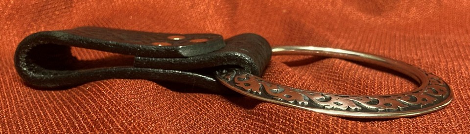 Metal Ring Leather Tomahawk Frog Hanger Hatchet Axe Sword Dagger SCA ...