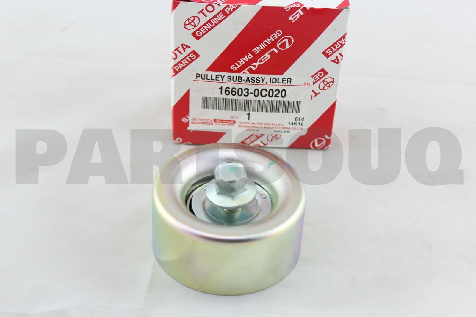 166030C020 Genuine Toyota PULLEY SUB-ASSY, IDLER 16603-0C020 | eBay