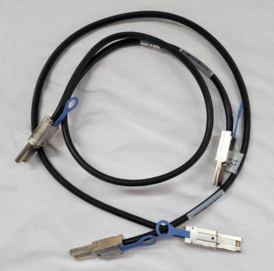 Lot of 2 Dell NRDMN 1M External Mini SAS Stacking Cable for N-Series | eBay