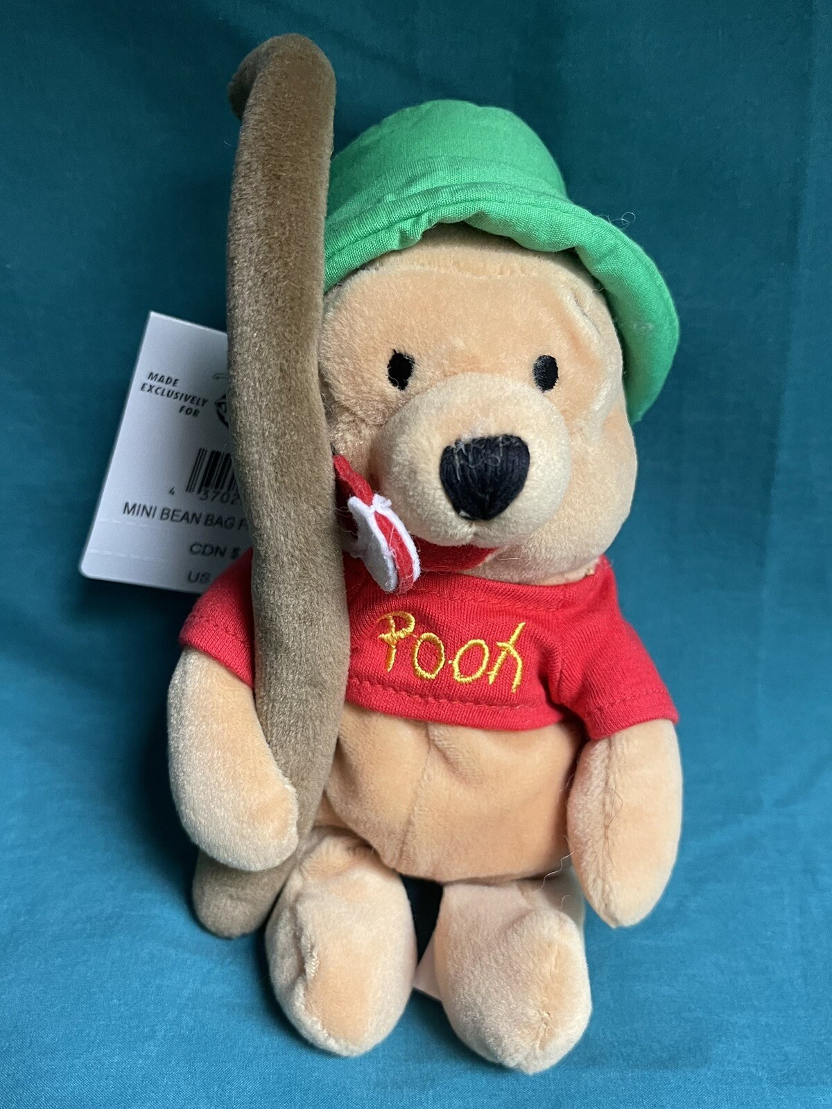 Disney Store Mini Bean Bag Fishing Winnie the Pooh 8” - Retired, MINT ...