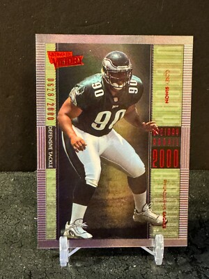 2000 Ultimate Victory Football Corey Simon Rookie RC Card #102 #'ed ...