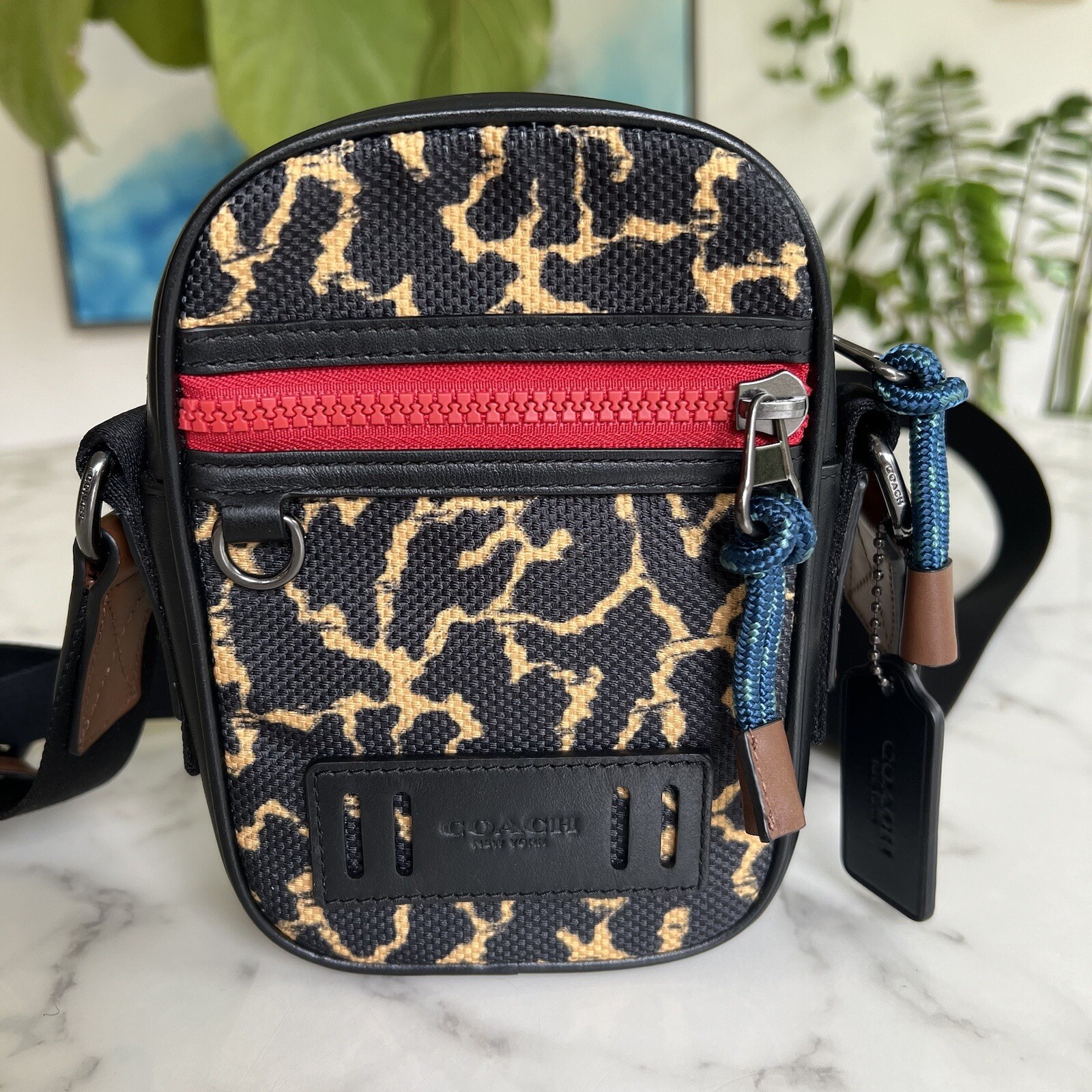 COACH Terrain Crossbody With Wavy Animal Print 89901 … - Gem