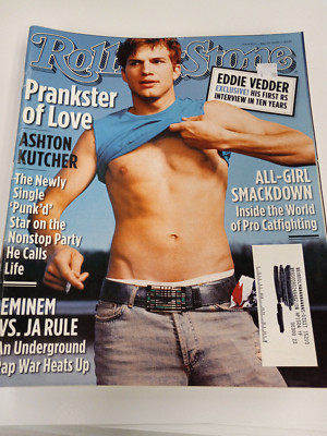 Rolling Stone magazine #923 May 29 2003 Ashton Kutcher Punk'd + Eminem ...