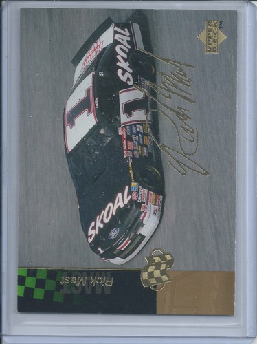 1995 Upper Deck Motorsports Gold Signature # 78 Rick Mast Nascar Racing ...
