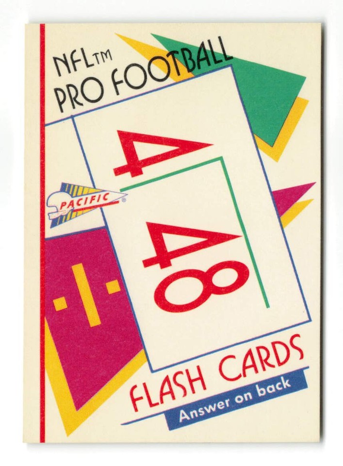 1991 PACIFIC FLASH CARDS #22 CHRIS MILLER FALCONS | eBay