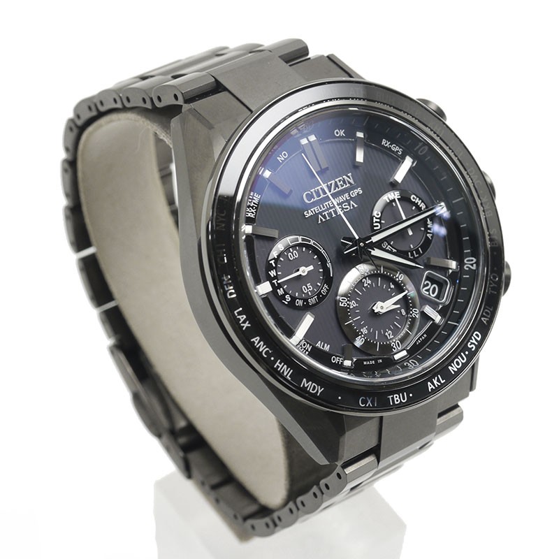 Citizen Attessa Eco Drive Cc4055-65E Black Titanium Act Line Appraisal ...