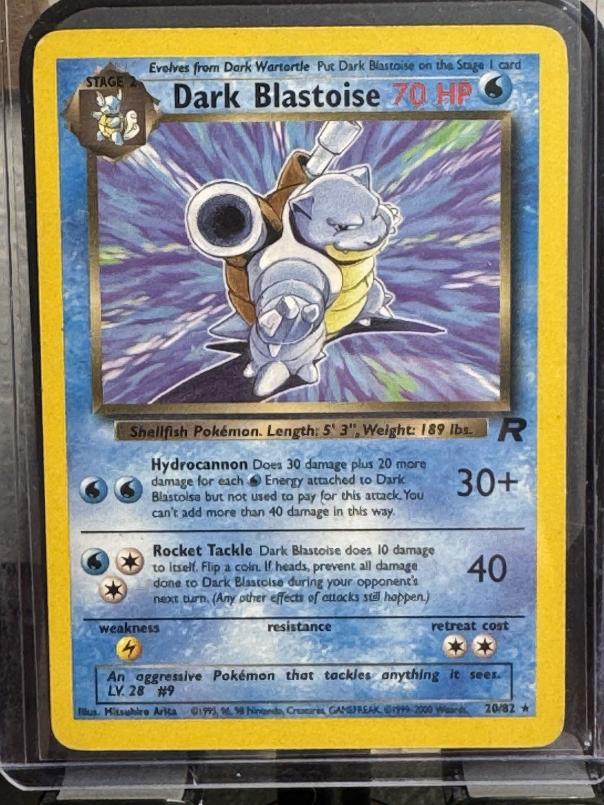 Dark Blastoise 20/82 Pokemon TCG Team Rocket Non Holo Rare | eBay