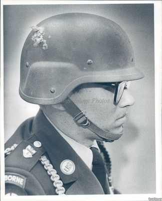 1983 Grenada Brent Taylor Military Helmet Personal Protective Equipme ...