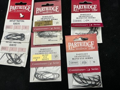 Vintage Partridge Redditch CS10/3 Bartleet Traditional Blind Eye Salmon ...